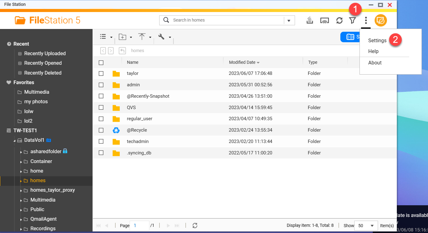 How do I enable thumbnails in File Station? | QNAP