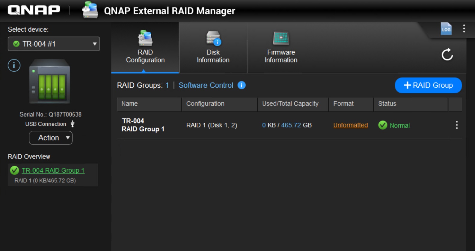 How do I set up two RAID 1 groups in TR-004? | QNAP